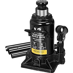 BIG RED 12 Ton (24,000 LBs) Torin Hydraulic Car Bottle Jack for Auto Repair and House Lift, Black, AT91207BR