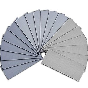 AUSTOR 18 Pcs Wet and Dry Sandpaper 3000 5000 7000 High Grit Assorted, 9 x 3.6 Inches Abrasive Paper for Automotive Sanding Wood Furniture Finishing