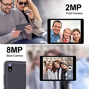 Android 12 Tablet 7.5 inch, Tablets Computer 64GB Storage 512GB Expandable, Quad-Core Processor, PS FHD 1440x1080 Resolution Display, Google GMS Certified Smart Tablet/WiFi (Black)