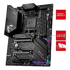 MSI MPG X570S Edge MAX WiFi Gaming Motherboard (ATX, AMD, Socket AM4. DDR4, PCIe 4, CFX, M.2 Slots, Wi-Fi 6E)