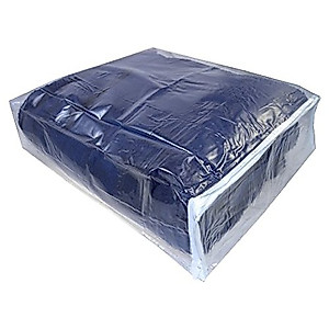 Fba Clear Vinyl Zippered Blanket Storage Bags 15x18x5 Inch Set of 10