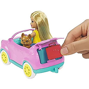 Mattel GTK95 Chelsea Driving a Vehicle Barbie Fun Doll, 3 Years Old and Above
