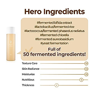 numbuzin No.3 Super Glowing Essence Toner | Fermented Ingredients, Niacinamide, Galactomyces, glowy skin radiance | Korean Skin Care for Face, 6.76 fl.oz