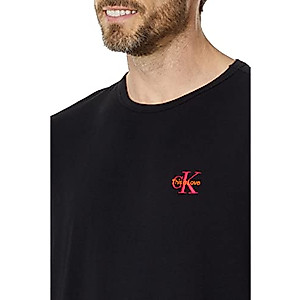 Calvin Klein Men's This is Love Pride Short Sleeve Crewneck, Black