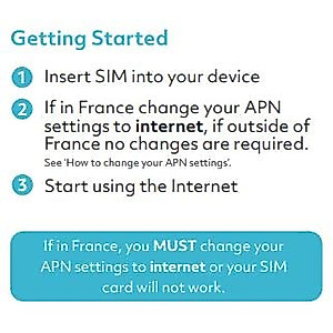 20GB Bundle - Europe Data SIM Card - 33 Countries - 4G Speed - Dataroam - Cellhire