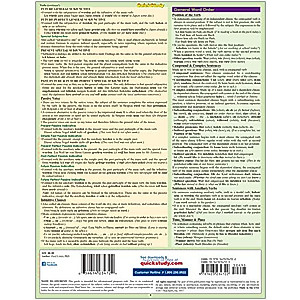 German Grammar: Quickstudy Laminated Reference Guide (Quick Study Academic)