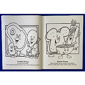 ZOCO - Eat Right, Eat Healthy - Educational Coloring Books (50 Bulk Pack, Without Crayons) - Learn Nutrition - Doctors, Nurse Handout - Games, Puzzles, Fun Activities for Kids