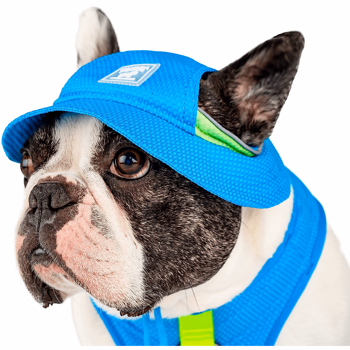 Canada Pooch Cooling Dog Sun Hat - Evaporative Cooling Dog Cap with Breathable Mesh Material for Hot Days, Adjustable Cooling Hat for Dogs Great for Dogs