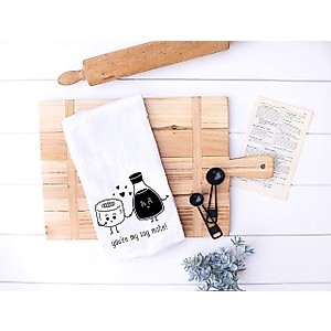 Handmade Funny Kitchen Towel - 100% Cotton Funny Hand Towel for Sushi Lovers - 28x28 Inch Perfect for Chef Housewarming Christmas Mother's Day Birthday Gift (You are My Soy Mate)