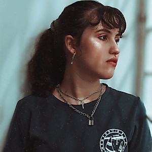 ZHIXUN 5 PCS Goth Necklaces Mens Chain Necklace Choker Emo Aesthetic Punk Jewelry Alt Clothes Y2k Accessories for Eboy Egirl Dream Smp Stuff-Style 2