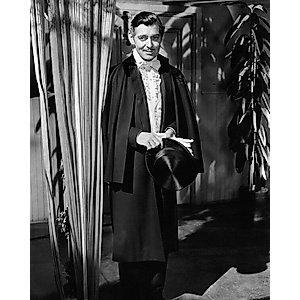 Clark Gable Gone With The Wind Rhett Butler in overcoat and tuxedo 8x10 Photo