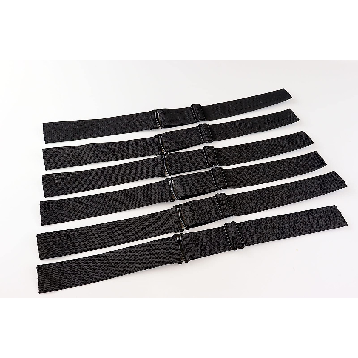 PIESOYRI 6PCS Adjustable Elastic Bands for Wigs, Adjustable Wig Straps for Making Wig Glueless, Adjustable Wig Bands for Keeping Wigs in Place (Size: 1 * 14inches)