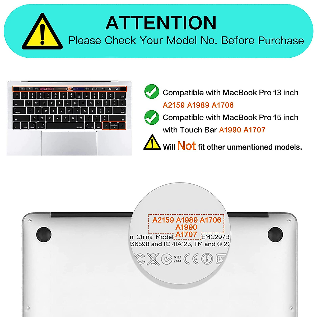MOSISO Silicone Keyboard Cover Compatible with MacBook Pro with Touch Bar 13 and 15 inch 2019 2018 2017 2016 (Model: A2159, A1989, A1990, A1706, A1707) with Touch ID, Mac OS X Shortcut, Rose Quartz