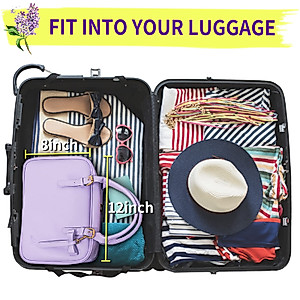 MATEIN Travel Makeup Bag, Hanging Toiletry Bag for Women