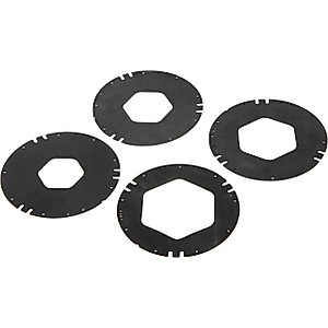 San Jamar Ez-Fit Cup Dispenser Cabinet, 3 Tiers with Black Trim Rings for Restaurants, Dining Halls, and Fast Food, Plastic, 22.375 x 7.75 x 23.75 Inches, Black