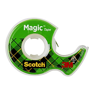 Scotch Magic Tape, 6 Rolls, Numerous Applications, Invisible, Engineered for Repairing, 3/4 x 650 Inches, Boxed (6122)