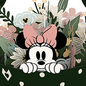 Lovepop Disney's Minnie Mouse Flower Basket Decoration