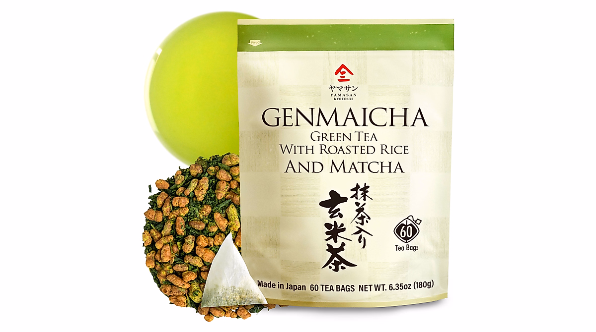 Genmaicha Green Tea with Matcha - Low Caffeine Delight
