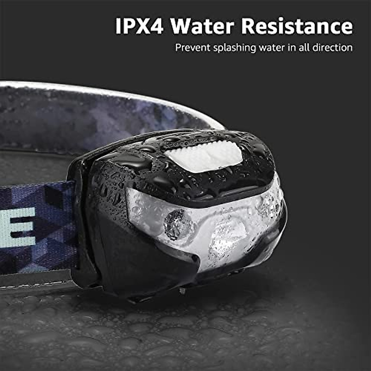 Lepro LED Headlamp Rechargeable 3 Packs - Super Bright Head Lamp with 5 Modes for Camping & Hiking Gear Essentials, IPX4 Waterproof Headlight Flashlight with Red Light, USB Cable Included