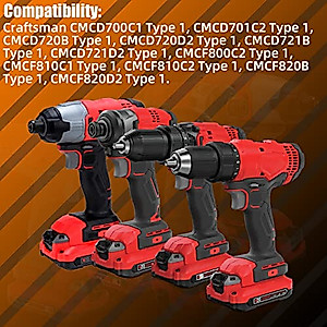 Replacement for Craftsman Cordless Drill Belt Clip - Power Tools Replacement Parts N597001 (4 Pack)