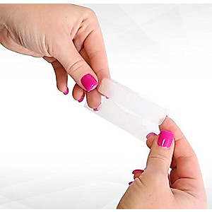 Sparkling White Professional Strength 6% HP Teeth Whitening Strips - Elastic Strips Plus Advanced Whitening Formula = Great Results! 28 Strips (14 Upper and 14 Lower) Free Teeth Shade Guide Included.