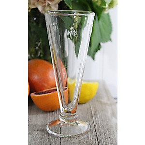 La Rochere Napoleon Bee 5.1 oz Champagne Flutes - Set of 6 with the iconic French Bee embossed, Classic, elegant and sturdy French glassware, Dishwasher safe