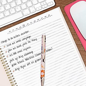 Kate Spade New York Large College Ruled Notebook, 11" x 9.5" Spiral Notebook with 160 Pages, Gold Dot with Script