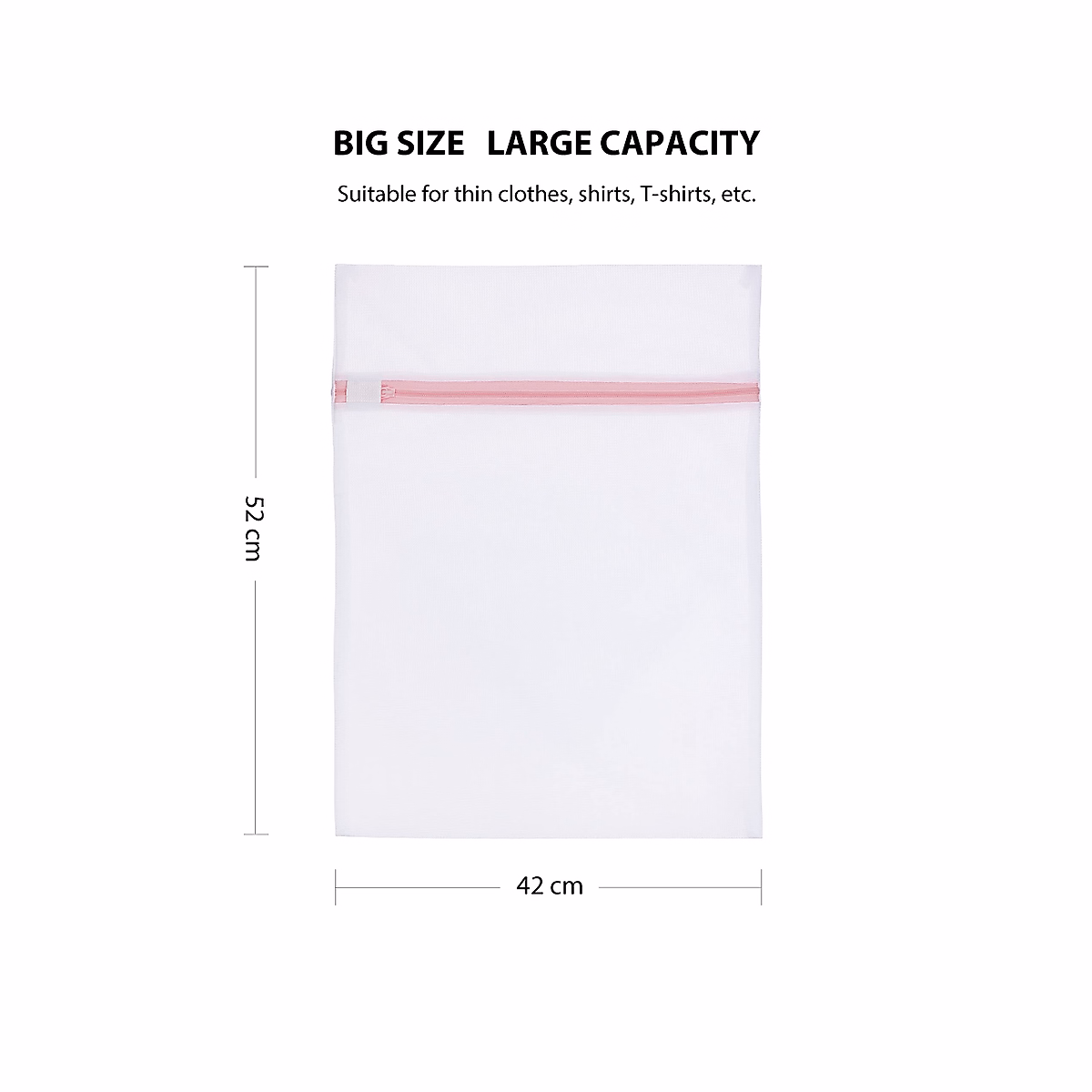 Ubras 3Pcs Special White Dimensionless Mesh Laundry Bag for Underwear & Bra Cleaning and Protection