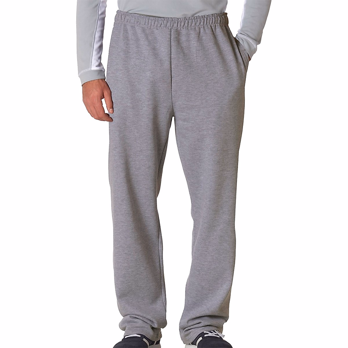 Jerzees Adult Open-Bottom Sweatpants with Pockets (974)