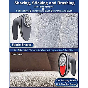 POPCHOSE Shower Steamers Aromatherapy - Dry Brushing Body Brush Fabric Shaver, Rechargeable Lint Remover Stocking Stuffers Christmas Gifts for Women and Mom