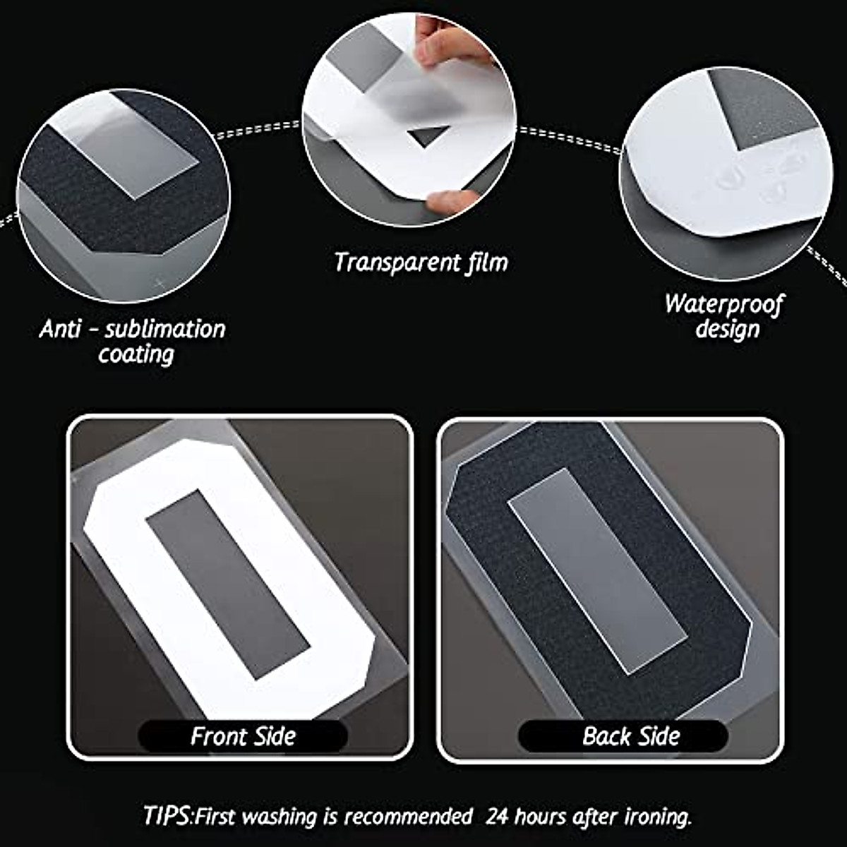 22 Pieces Iron on Numbers T Shirt Heat Transfer Numbers 0 to 9 Jersey Numbers Soft Iron on Numbers for Team Uniform Sports T Shirt Football Basketball Baseball (White,8 Inch)