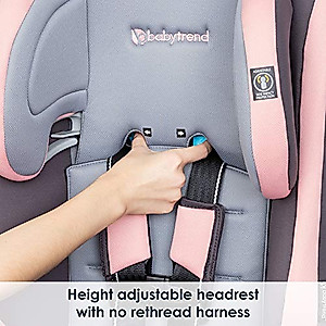 Baby Trend Cover Me 4 in 1 Convertible Car Seat, Quartz Pink