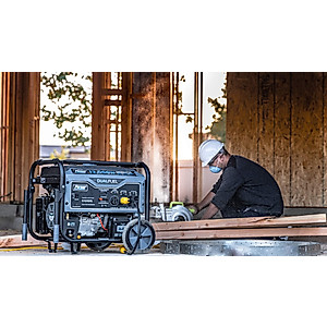 Pulsar G12KBN-SG Heavy Duty Portable Dual Fuel Generator - 9500 Rated Watts & 12000 Peak Watts - Gas & LPG - Electric Start - Transfer Switch & RV Ready - CARB Compliant