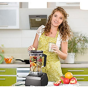 BATEERUN 2200W Professional Blender, High Speed Countertop Blender for Shakes and Smoothies, 68 Oz Commercial Smoothie Blender for Kitchen, Smoothie Maker BPA-Free (Black) (8 blades)