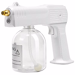 coamanug Nano Spray Fogger Rechargeable, Cordless Electric Atomizer, Steam Gun Handheld Intelligent Portable ULV Sprayer Fogger Machine for Home, Office, School or Garden