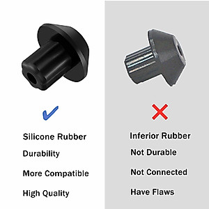 WB2K101 Pack of 16 Gas Range Surface Burner Grate Rubber Pad Set Replacement for GE,Hotpoint,Kenmore,Compatible with General Electric Replaces WB02K0101 247410 AP2622260 PD040035 PS241358 WB02K0101