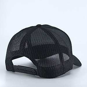 Plain Two Tone Cotton Twill Mesh Adjustable Trucker Baseball Cap