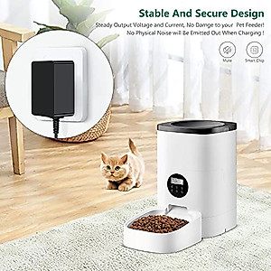 FITE ON AC to DC Replacement Automatic Pet Feeder Power Adapter Wall Cat Dog Brid Feeder Food Dispenser Charger Power Supply Cord UL Listed (for PETLIBRO)