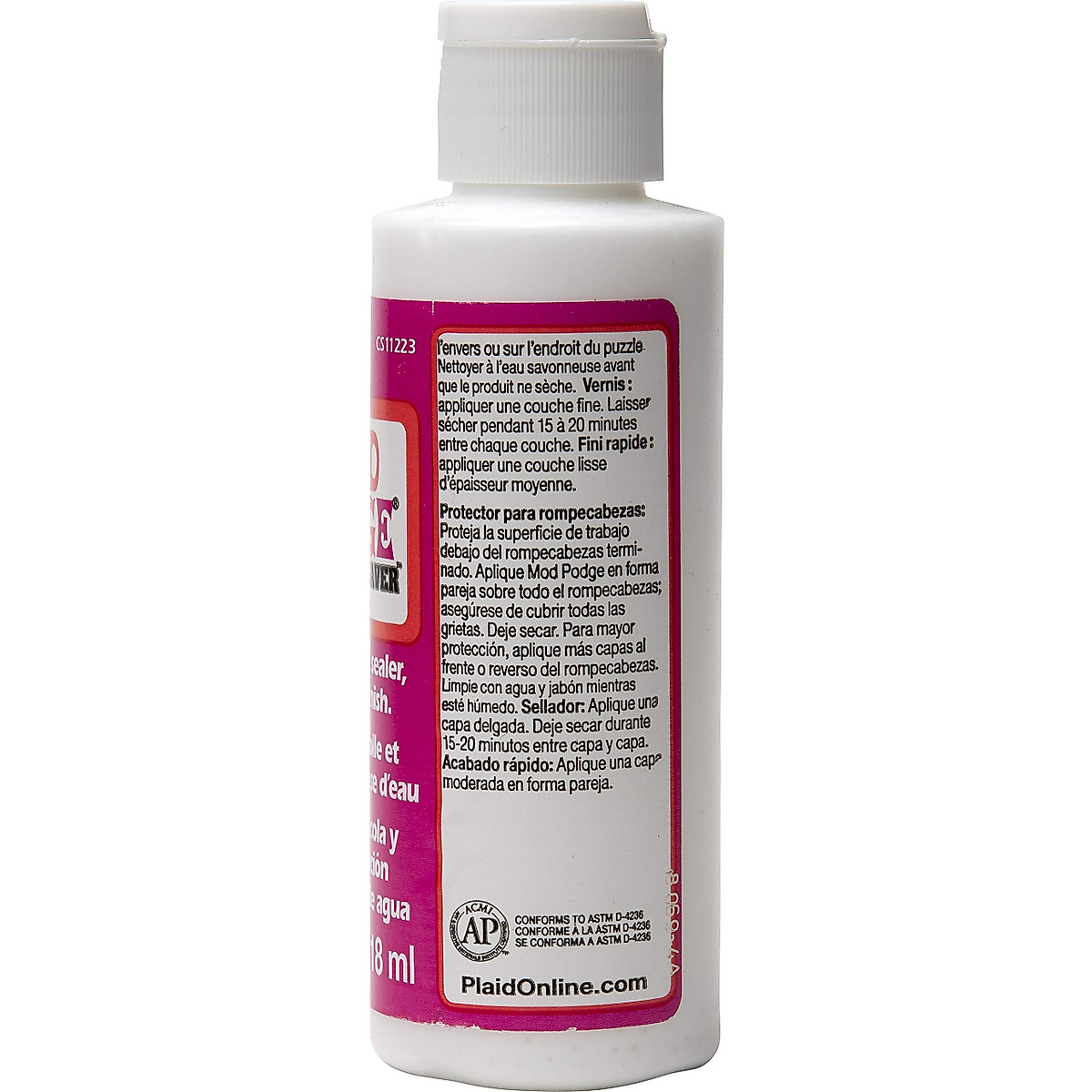 Mod Podge Puzzle Saver (4-Ounce), CS11223, 4 oz, 4 Fl Oz , White