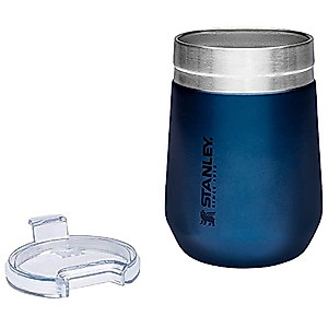 Stanley Stainless Steel GO Tumbler, 10oz Stainless Steel Vacuum Insulated Wine Tumbler, 5 Hours Cold, 1.5 Hours Hot, and 20 Hours Iced