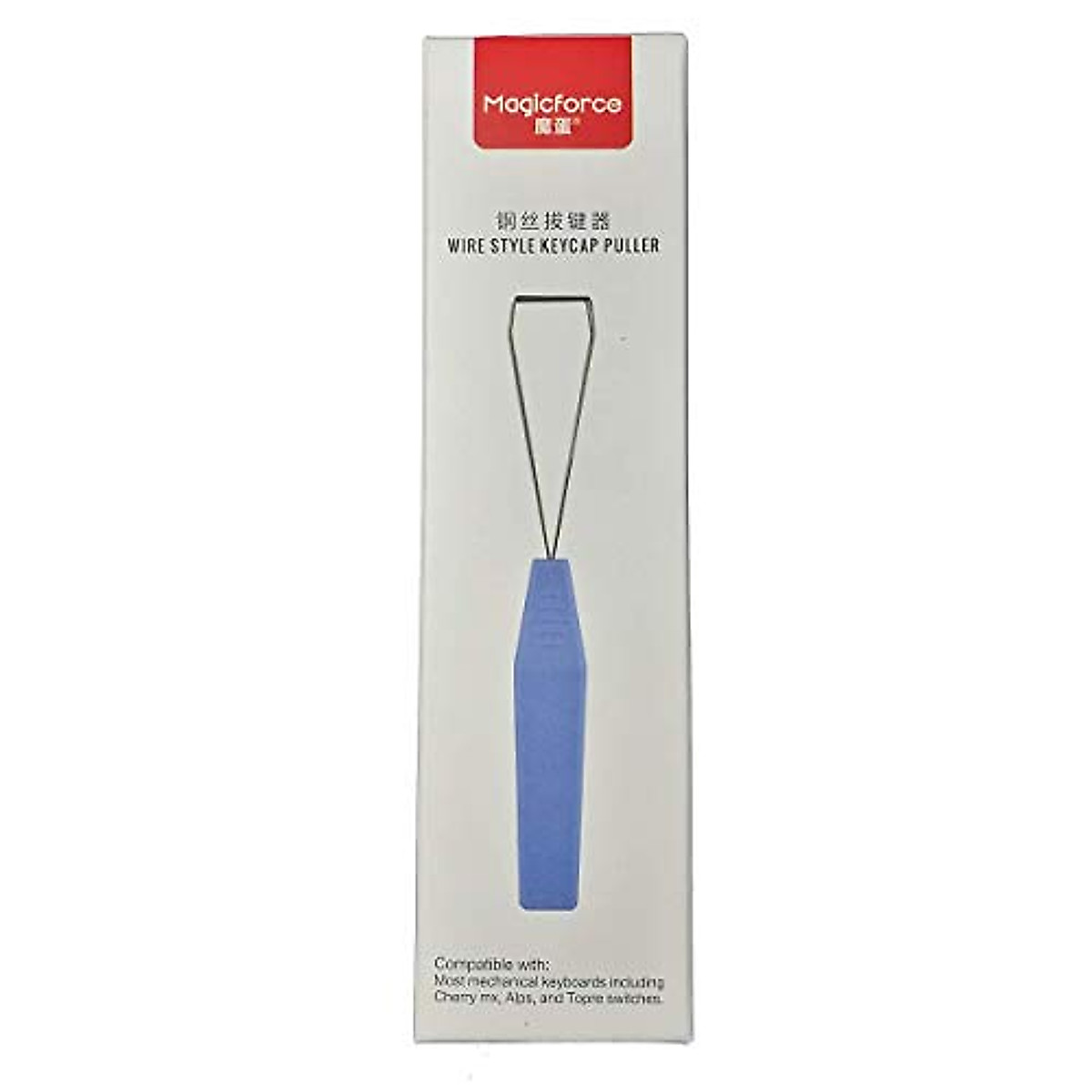 Keycap Puller Black Stainless Steel Keycap Removal Tool Expert for Mechanical Keyboard Magicforce by Qisan