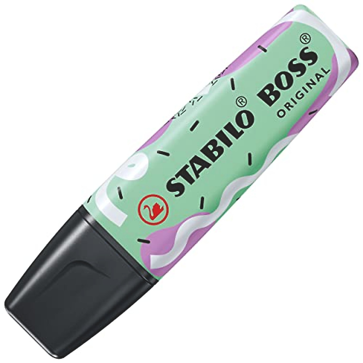 Stabilo BOSS Original Highlighter Set of 4, Hint of Mint Green, Cloud Blue, Fresh Fuchsia, Soft Orange