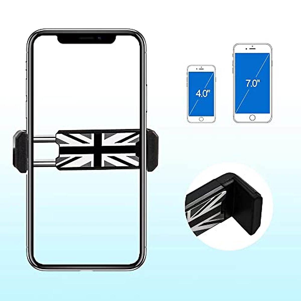 Hesanzol Car Phone Holder for Mini Cooper S Jcw One F54 F55 F56 F57 F60, Fit for 2014-2020 Mini Cooper Central Control Screen