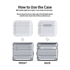miak AirPods 3 Case Cover, Protective Cover with Keychain ONLY for Apple AirPods 3rd Generation, Supports Wireless Charging, Silver