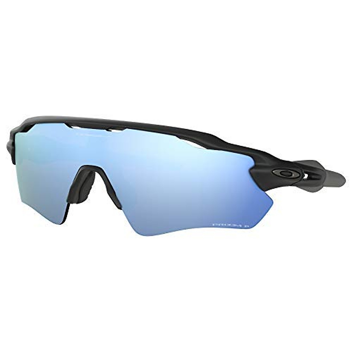 Oakley Radar EV Path Sunglasses (Matte Black Frame/Deep Prizm Water Polarized Lens) with Lens Cleaning Kit (Black)