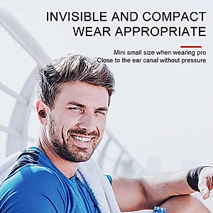 Y50 Bluetooth 5.2 Wireless Earbuds with Wireless Charging Case IPX8 Waterproof Stereo Headphones in Ear Built in Black