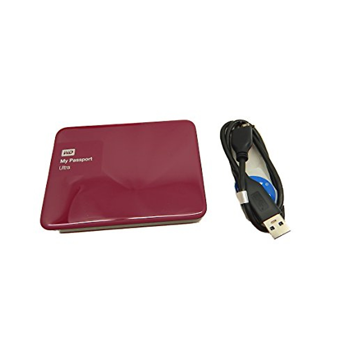 WD 1TB Berry My Passport Ultra Portable External Hard Drive - USB 3.0 - WDBGPU0010BBY-NESN