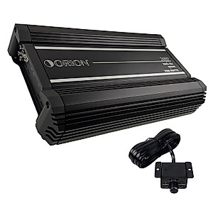 Orion XTR Series XTR3500.1DZ High Power Monoblock Class-D Car Amplifier - 3500W RMS, 1-Ohm Stable, Low-Pass Crossover, Bass Boost Control, MOSFET Power Supply, Bass Knob Included, Made in Korea