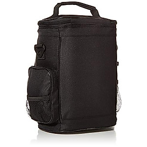 PGA Tour Unisex 10 Can Insulated Golf Cooler Bag, Black, One Size