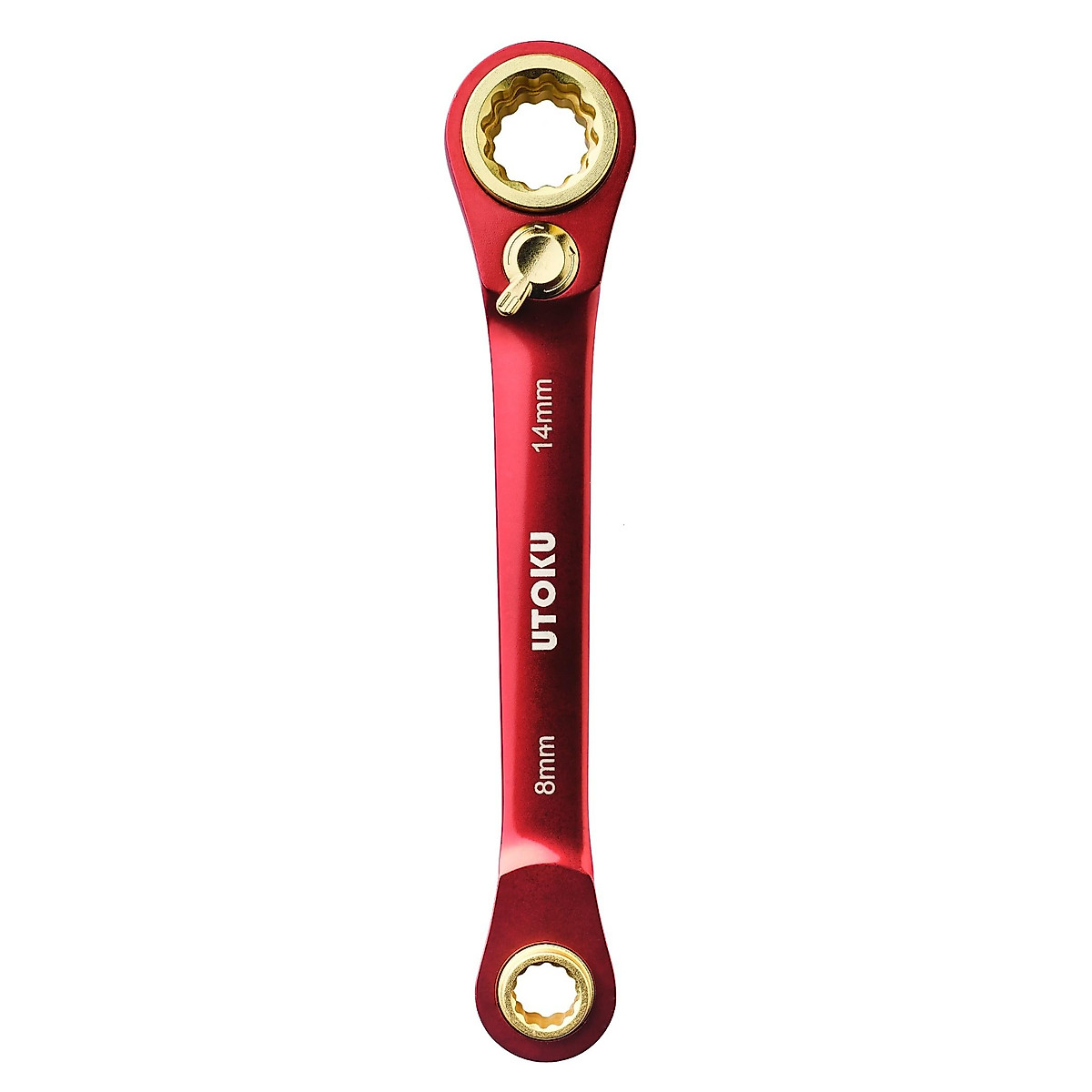 UTOKU TOOLS - 4 in 1 ratchet wrench (Red glod)